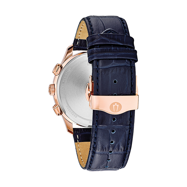 Bulova 97B170 Wilton – Blue & Rose Gold - Matsuda