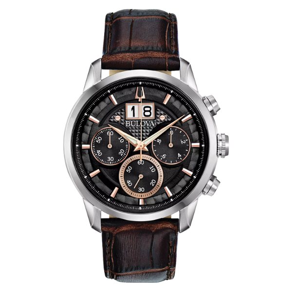 Bulova 96B311 Sutton Chronograph Quartz Men Watch – Black - Matsuda